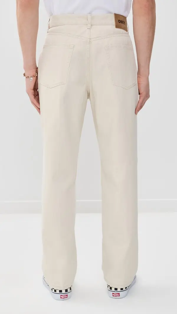 Obey Classic Baggy Jeans - Birch