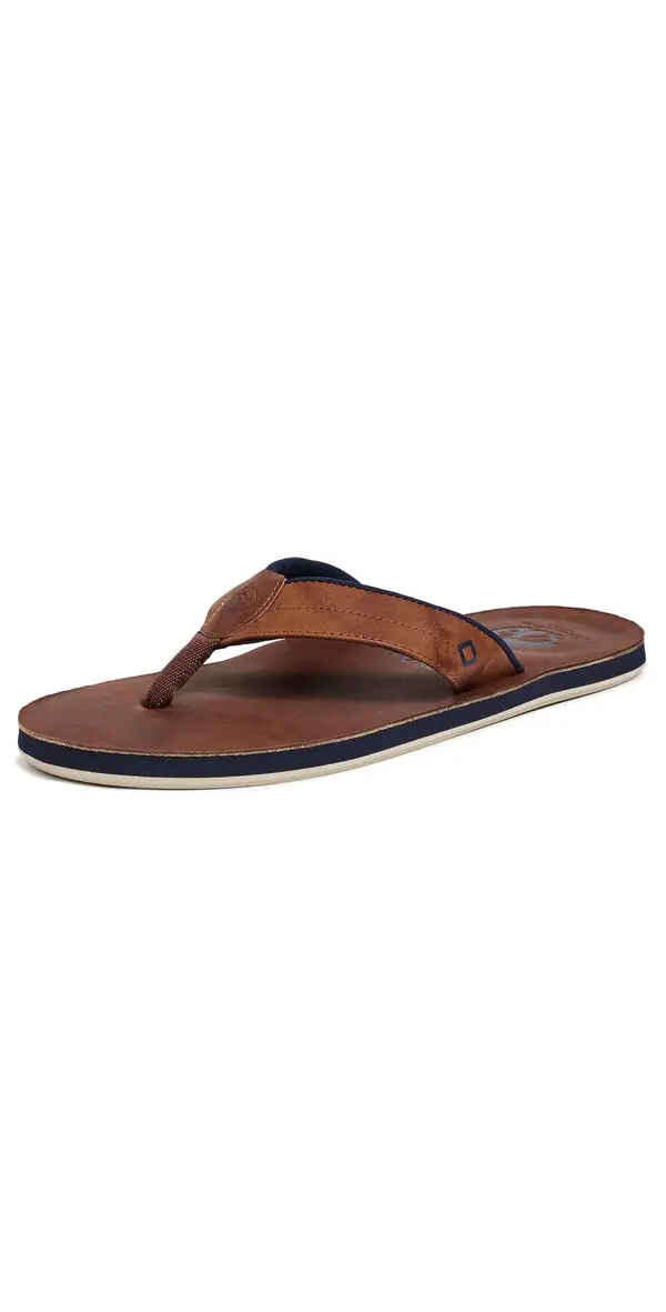 HARI MARI Nokona X Clipper Flip Flops - Walnut
