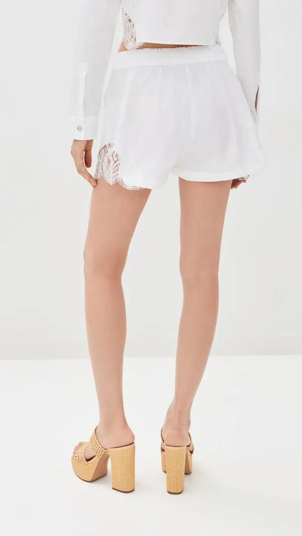 Versace Mini Shorts - Optical White