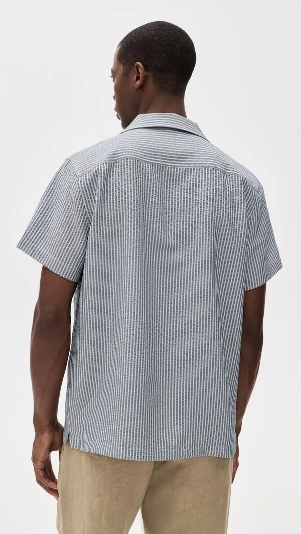 Rails Amalfi Shirt - Navy Deck Stripe