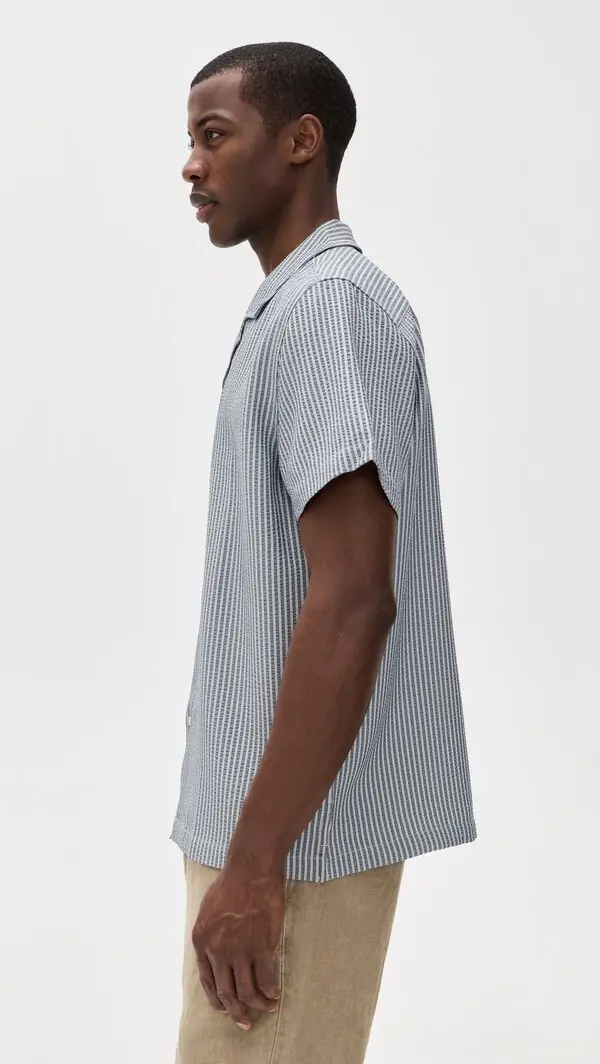 Rails Amalfi Shirt - Navy Deck Stripe
