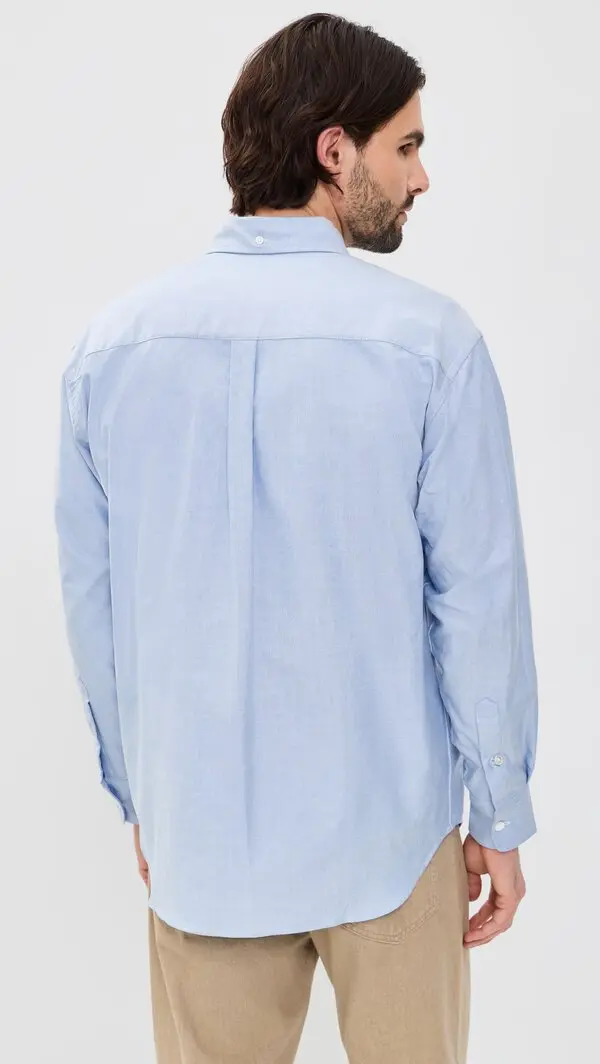 AARON LEVINE Logo Oxford Shirt