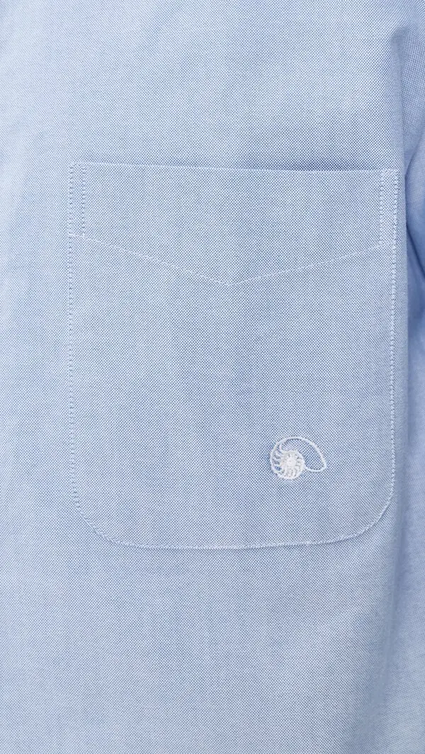 AARON LEVINE Logo Oxford Shirt