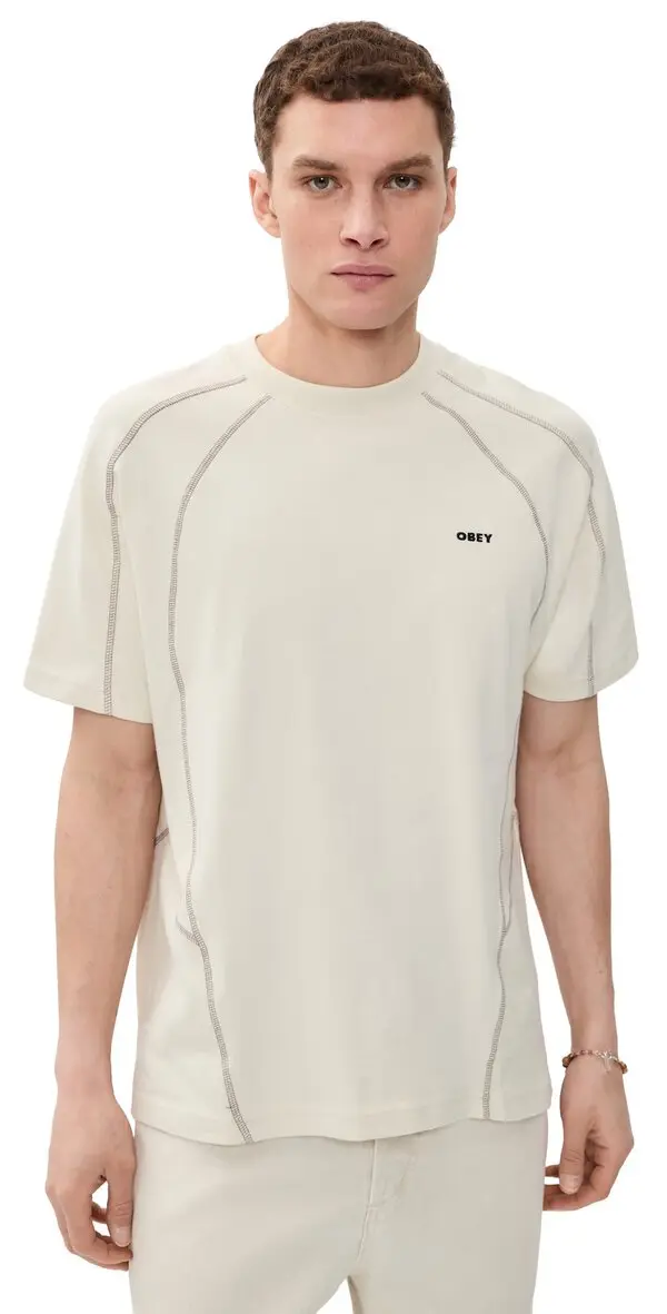 Obey Contrast Stitch Tee