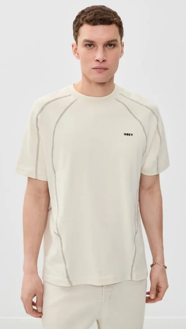 Obey Contrast Stitch Tee