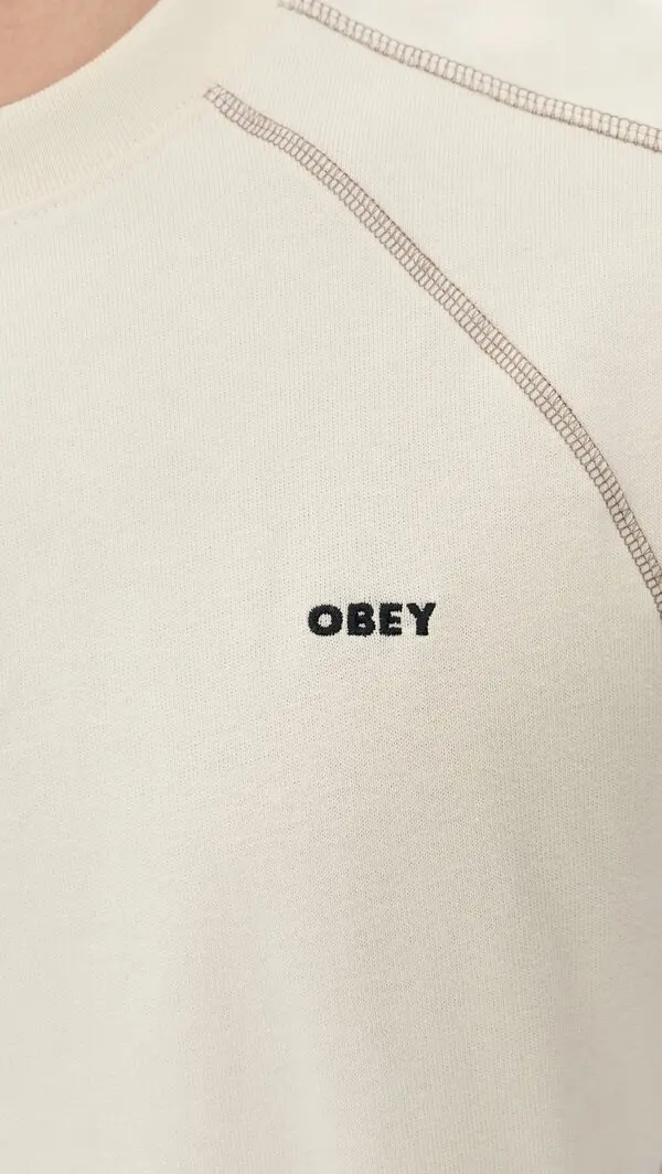 Obey Contrast Stitch Tee