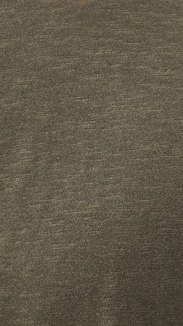 ALEX MILL Slub Tee - Olive Grey
