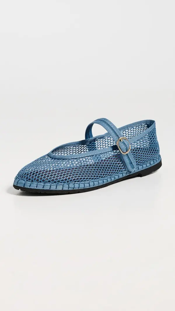 FLABELUS Isabella Mesh Flats - Blue