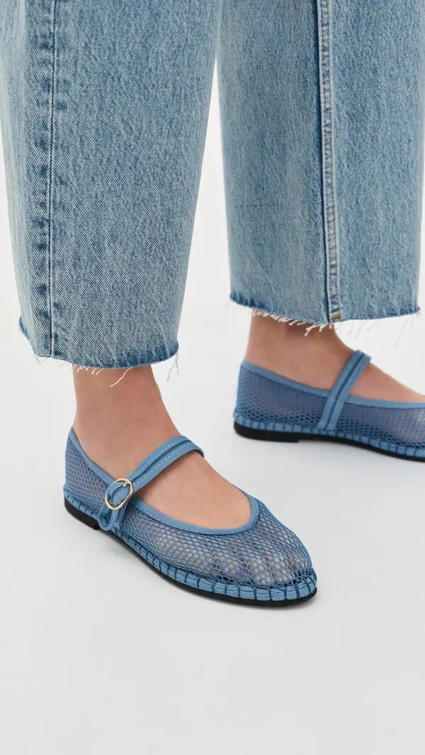 FLABELUS Isabella Mesh Flats - Blue