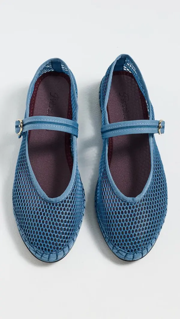 FLABELUS Isabella Mesh Flats - Blue