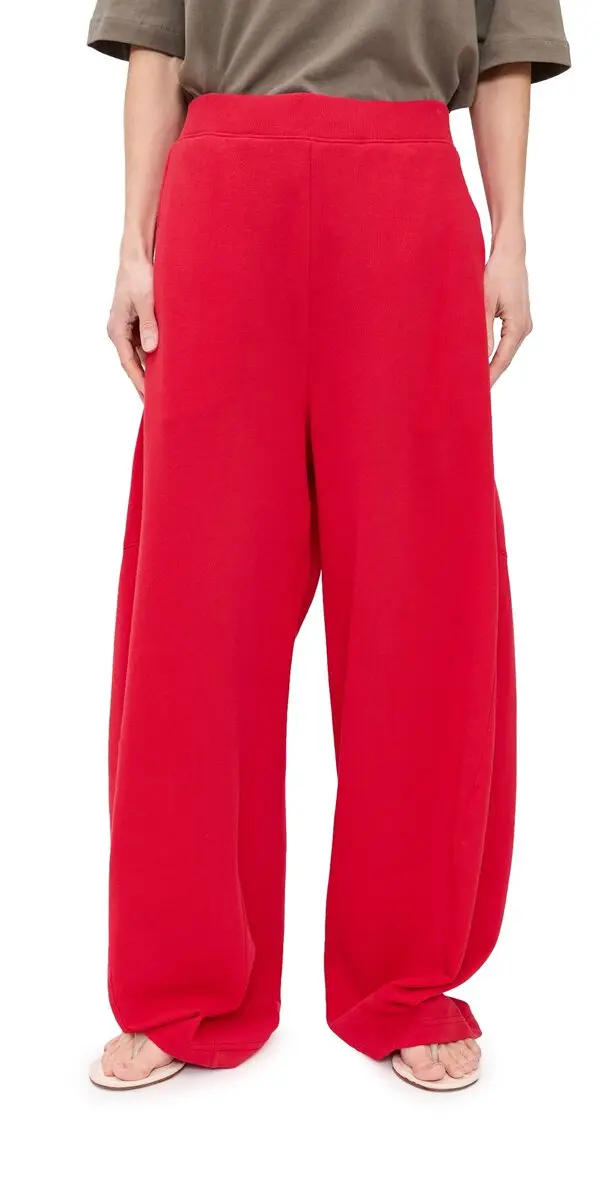 Tibi Lightweight Winslow Petite Sweatpants - Red