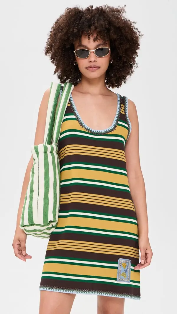 ALEMAIS Clover Knit Mini Dress