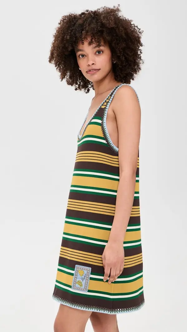 ALEMAIS Clover Knit Mini Dress