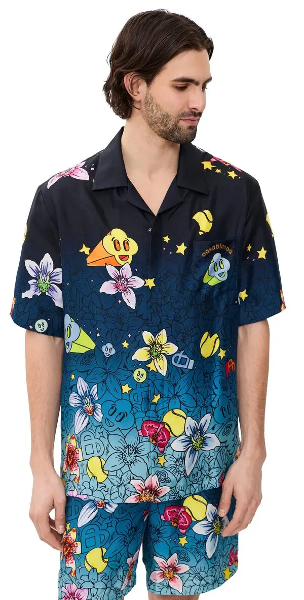 Casablanca Collage Dicones Graphiques Cuban Collar - Blue