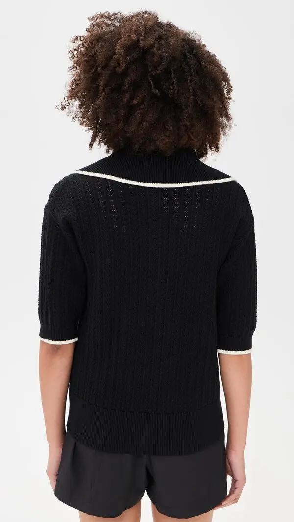 Varley Barney Half Zip Knit Polo