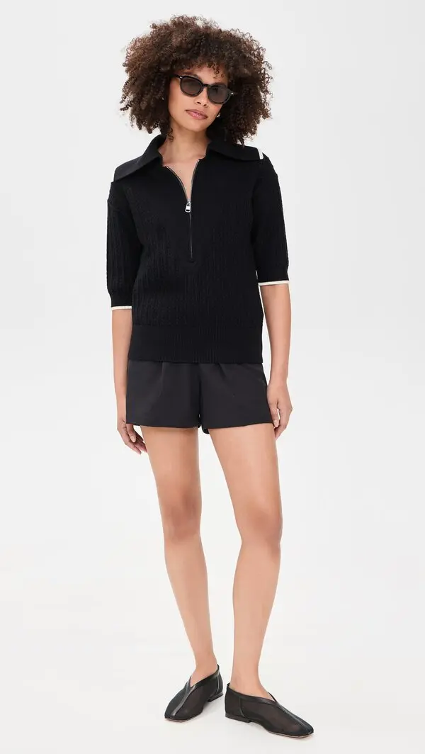 Varley Barney Half Zip Knit Polo