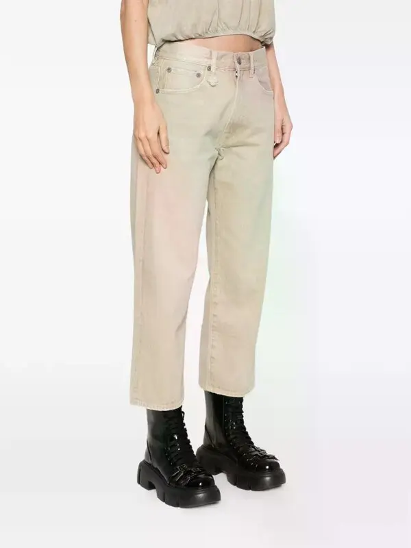 R13 X-fb Frayed Jeans - Neutrals