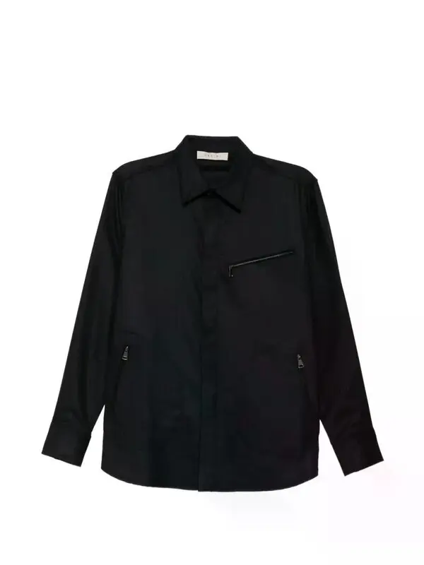 QASIMI Wool Zip Shirt
