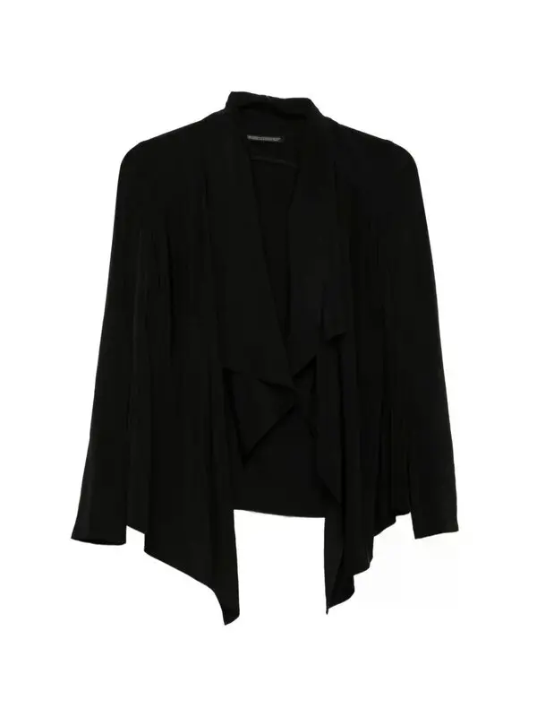 Yohji Yamamoto Draped Open-front Jacket
