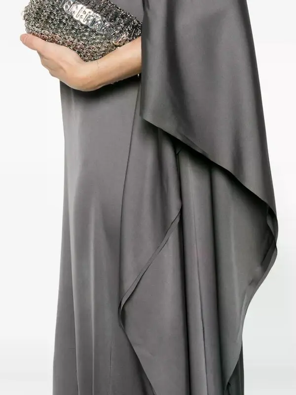 SILKYLICIOUS Muse Asymmetric Maxi Dress