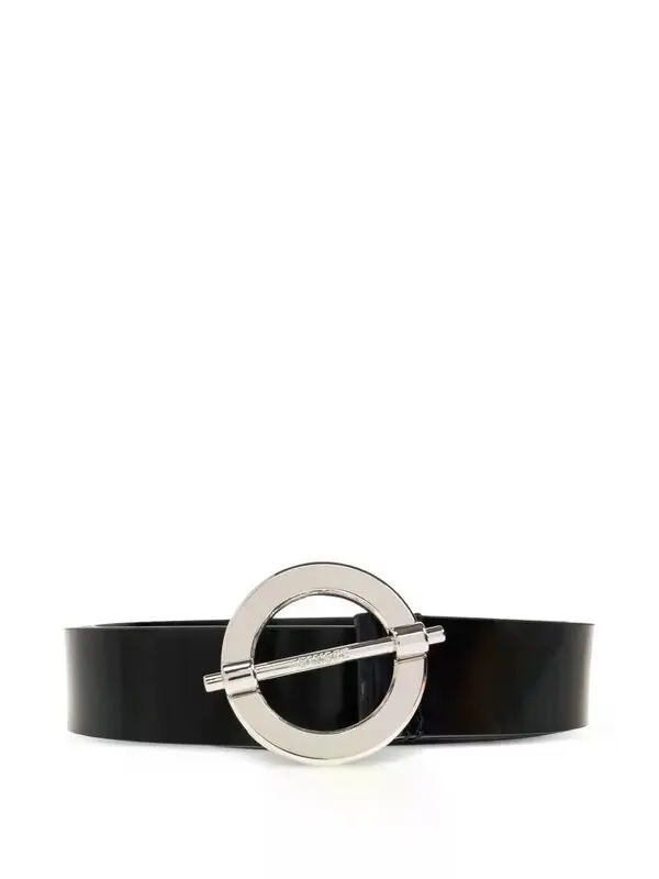 SAMSOE SAMSOE Round Buckle Belt - Black