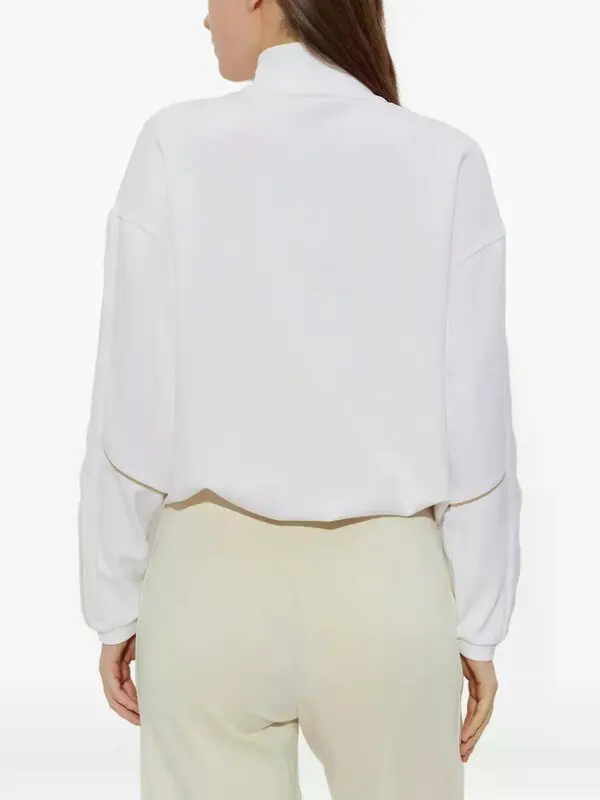 Bogner Floria Zip Trim Sweatshirt - White