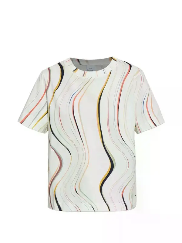 Paul Smith Patterned T-shirt - White
