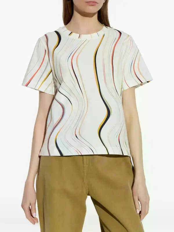 Paul Smith Patterned T-shirt - White