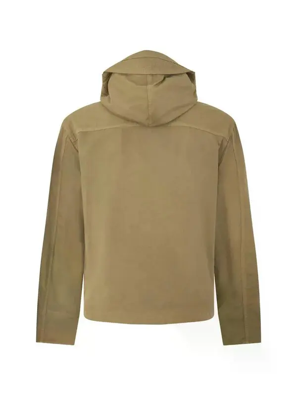 C.P. COMPANY Hooded Jacket With Side-pocket - Neutrals