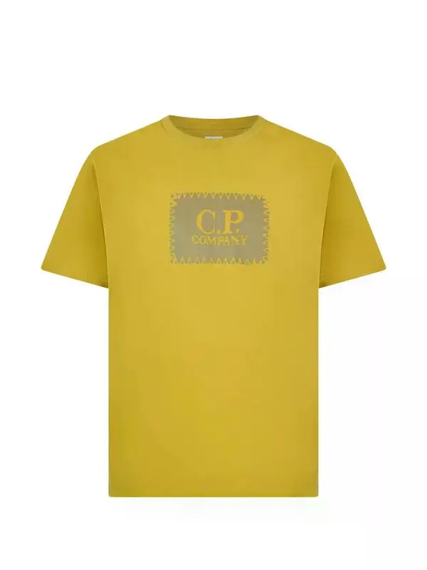 C.P. COMPANY Jersey 30/1 Short Sleeve Logo Label T-shirt