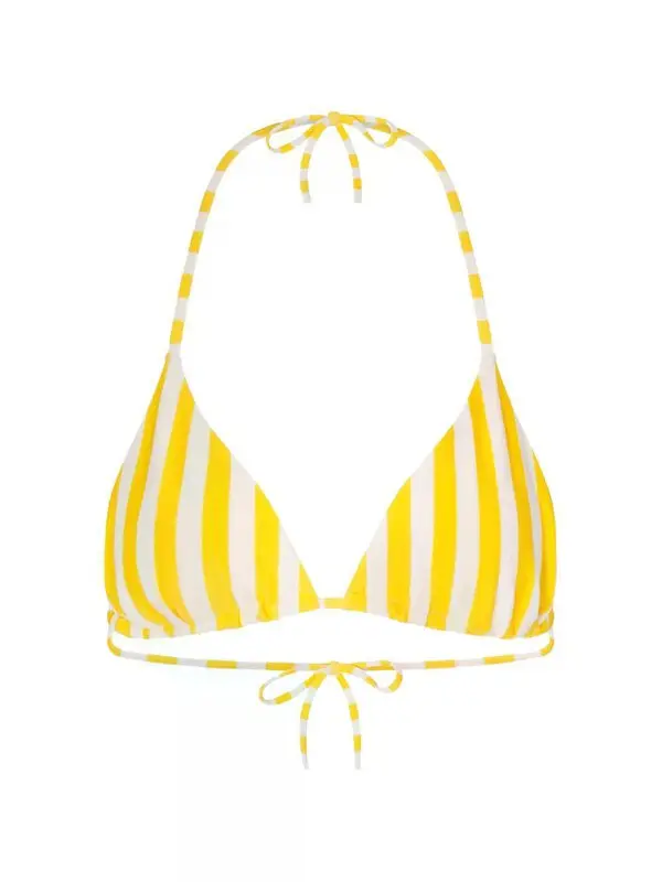 SIMONMILLER Striped Bikini Top - Yellow