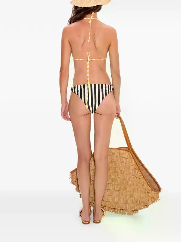 SIMONMILLER Striped Bikini Top - Yellow