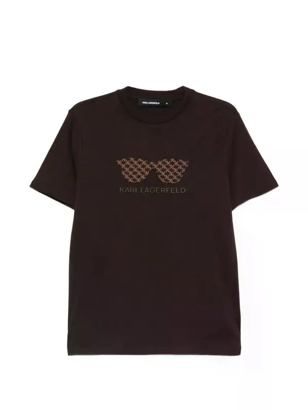 Karl Lagerfeld Sunglasses Graphic T-shirt
