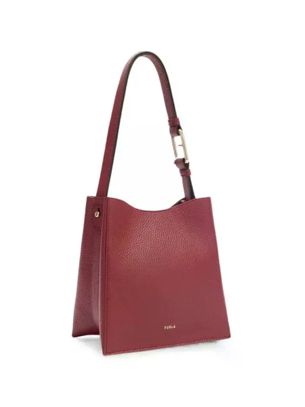 Furla Grained Tote Bag - Red