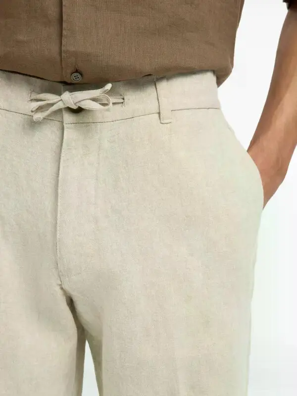 SELECTED Straight Trousers - White