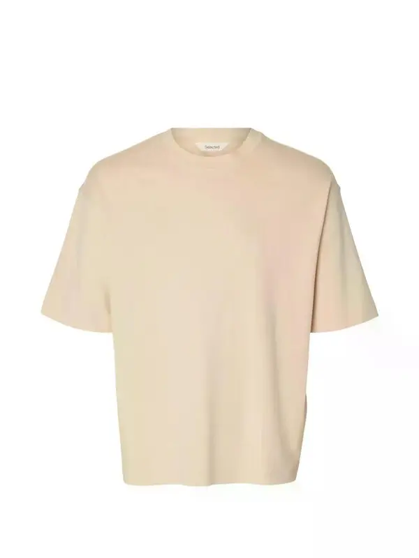 SELECTED Short-sleeve T-shirt - Neutrals