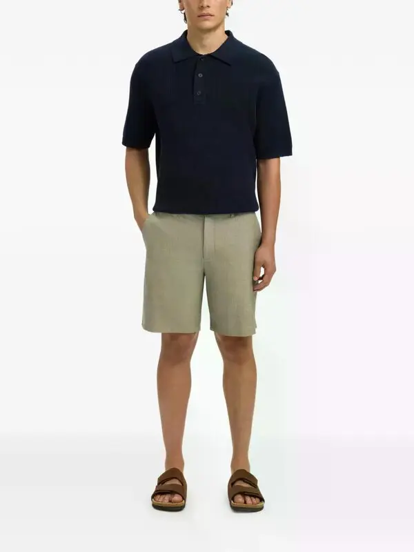 SELECTED Buttoned Shorts - Neutrals