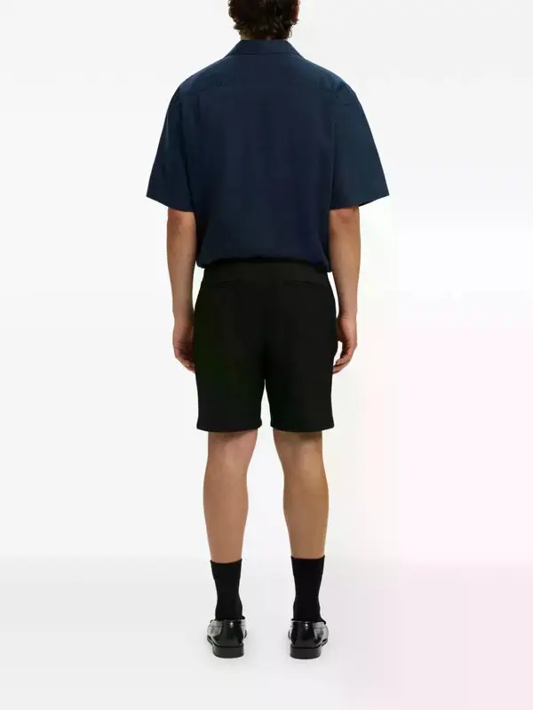 SELECTED Buttoned Shorts - Black