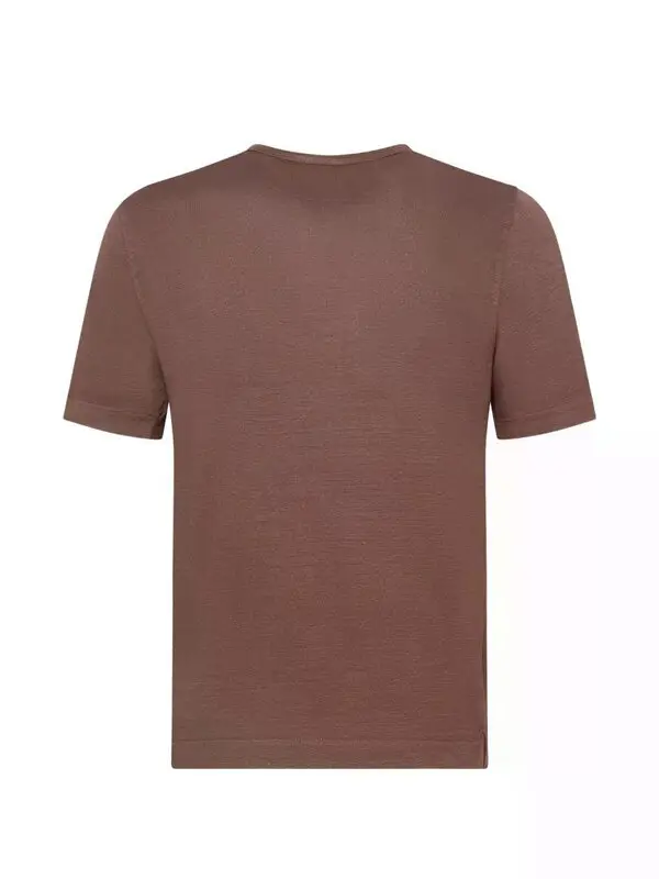 FRANZESE COLLECTION Crew-neck Short-sleeves T-shirt - Brown