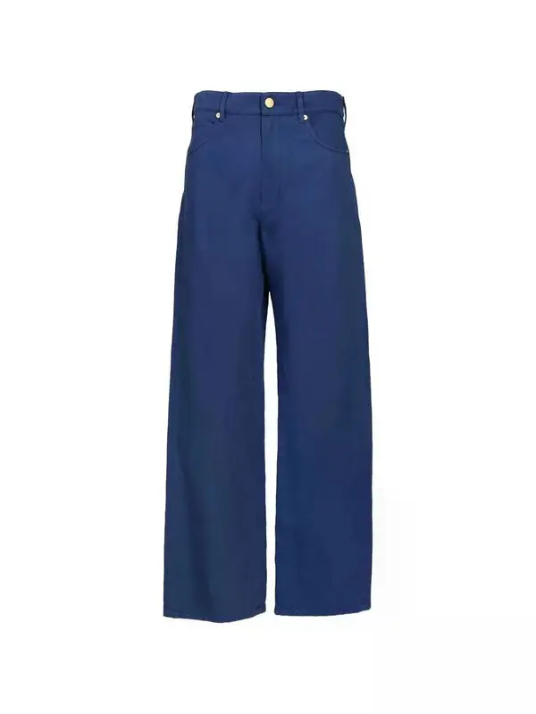 Max Mara Buttoned Drill Trousers
