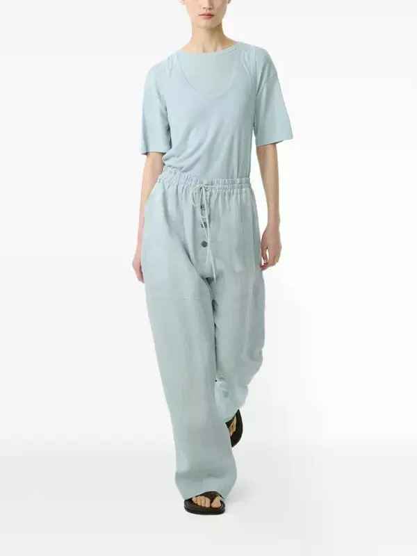 Studio Nicholson Votan Scoop-neck Top - Blue
