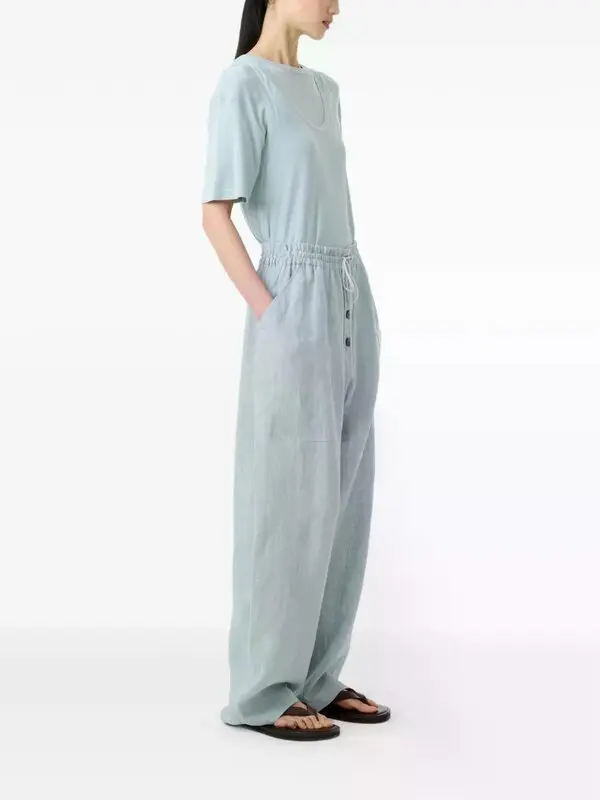 Studio Nicholson Votan Scoop-neck Top - Blue