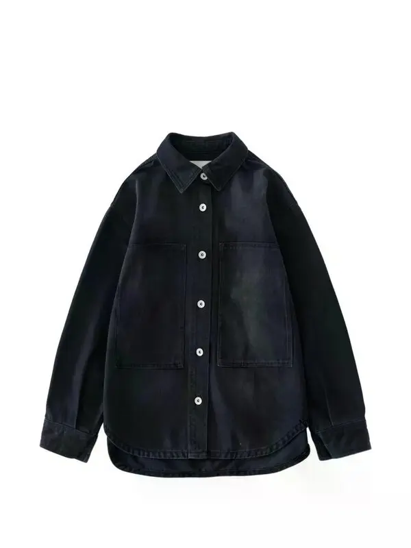 Studio Nicholson Paso Boxy Shirt - Black