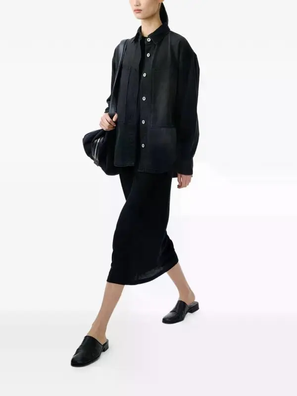 Studio Nicholson Paso Boxy Shirt - Black