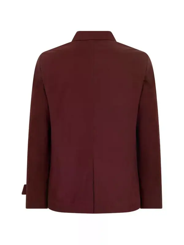 MOORER Double-breasted Jacket - Red