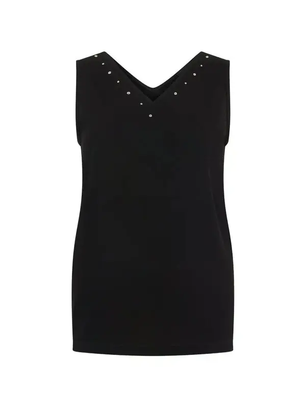 Fabiana Filippi Studded V-neck Top