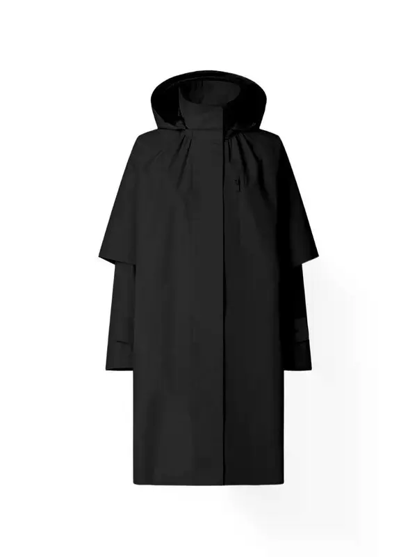 SAVE THE DUCK Hooded Zip Coat - Black
