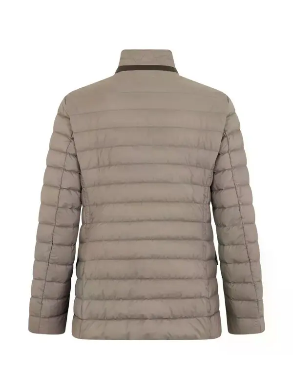 MOORER Quilted Padded Jacket - Neutrals