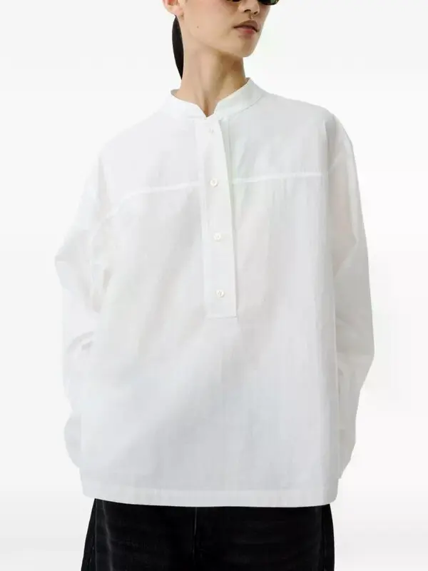 Studio Nicholson Vega Button Placket Shirt - White