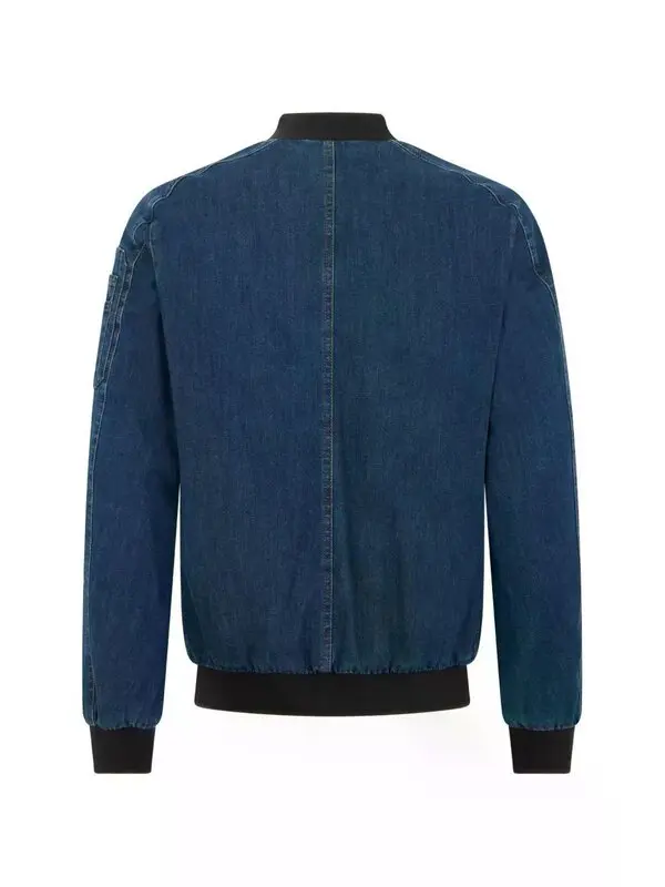 MOORER Zip Denim Jacket